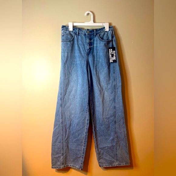 Future Collective | Jeans | Future Collective Light Wash Wide Leg ...